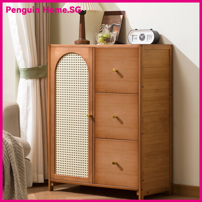 Retro-style Storage Cabinet In Stock With Drawers Widened Storage ...