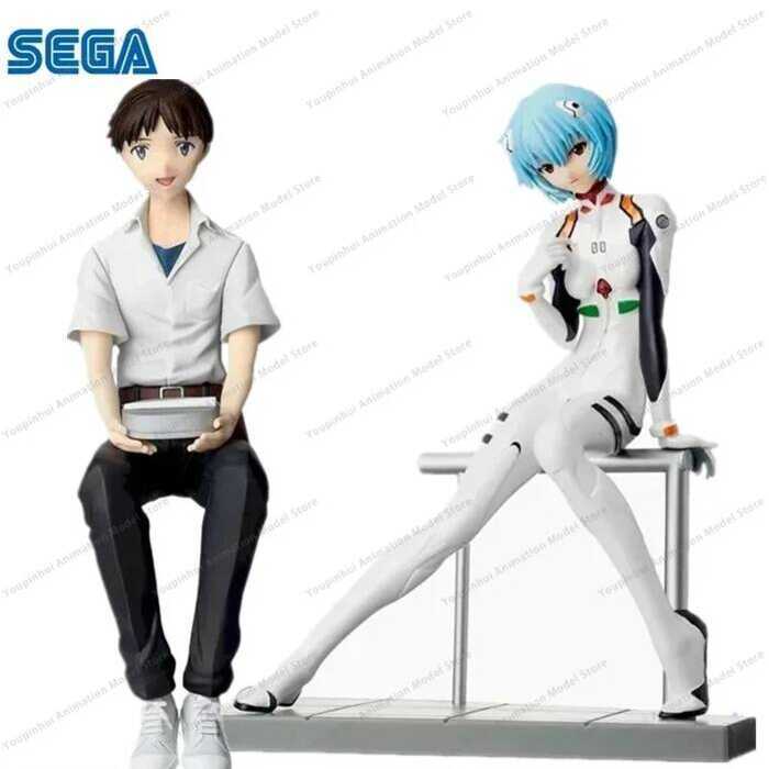 SEGA Ayanami Rei PVC 17CM Anime Character Model Collection Toys ...