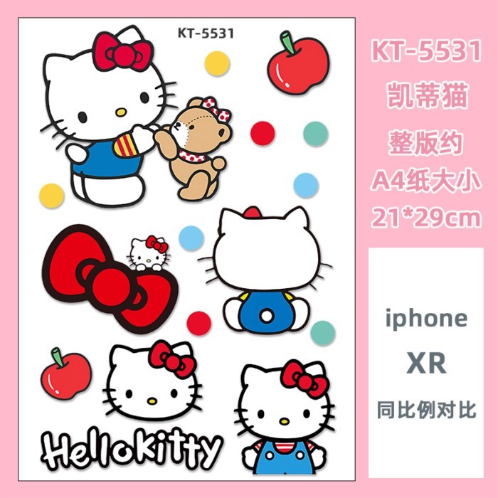 hellokitty Luggage Sticker Female Waterproof No Glue Leaving High-End ...