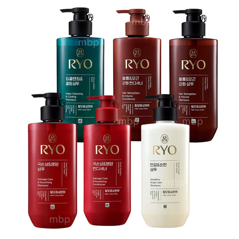 Korean Best Seller Shampoo- RYO Damage Care, Deep Cleaning, Hair ...