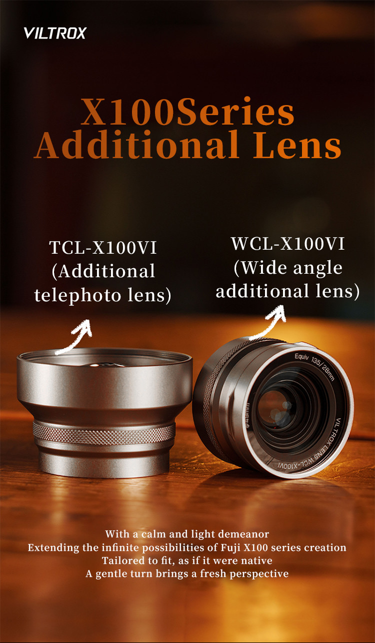Viltrox Attached Mirror Telephoto Wide-angle Front Lens for Fujifilm ...