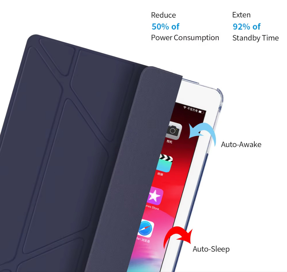 for Xiaomi Poco Pad C1 9.7 Inch 2026 Case Tri-Fold Y Flip Stand ...
