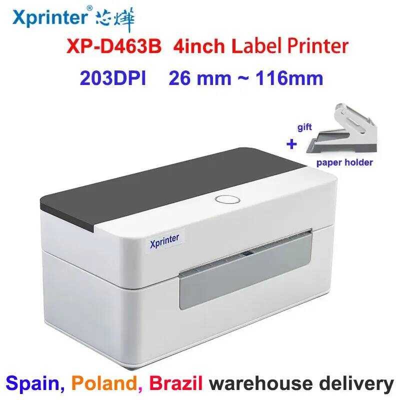 Xprinter XP-D463B 460B 4Inch 152mm/s Thermal Label Printer Barcode ...