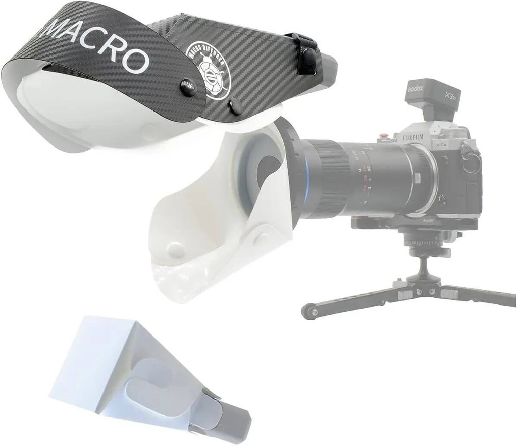 Guage Flash Diffuser Reflector Softbox Speedlight Snoot for Dual Head ...