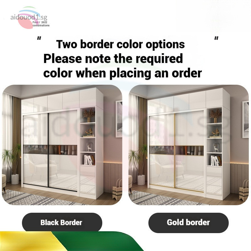 Sliding Door Wardrobe White Wardrobe Modular Wardrobe With Mirror ...