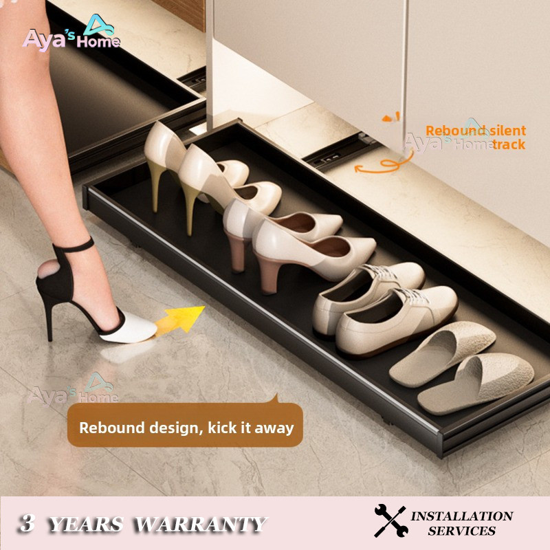 Shoe Rack Storage Rack Kick Board Drawer Cabinet Bottom Tray Home ...