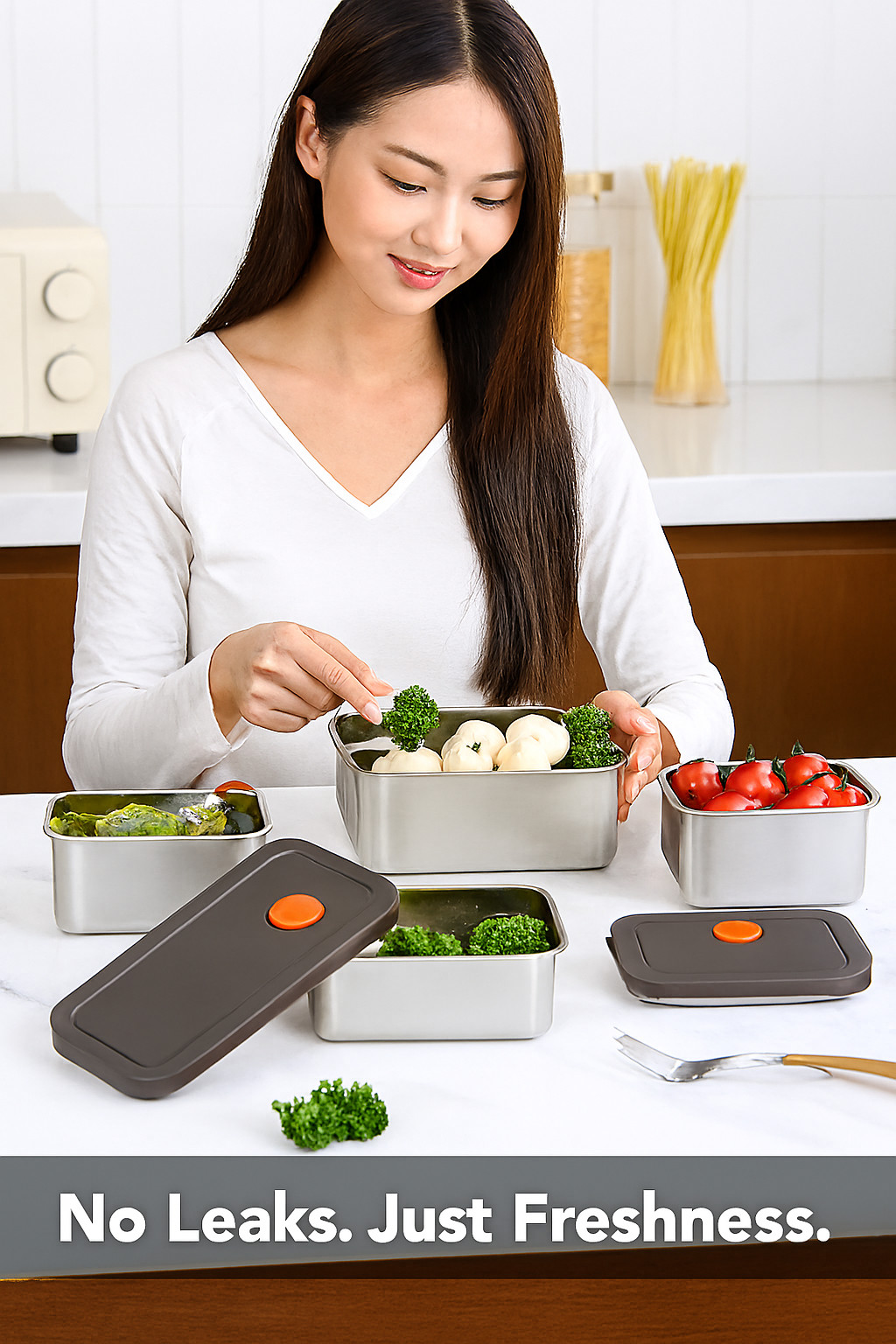 (FOREVER $2) 🚫 Stop Food Waste! 600ML Air Tight Container Locks in ...