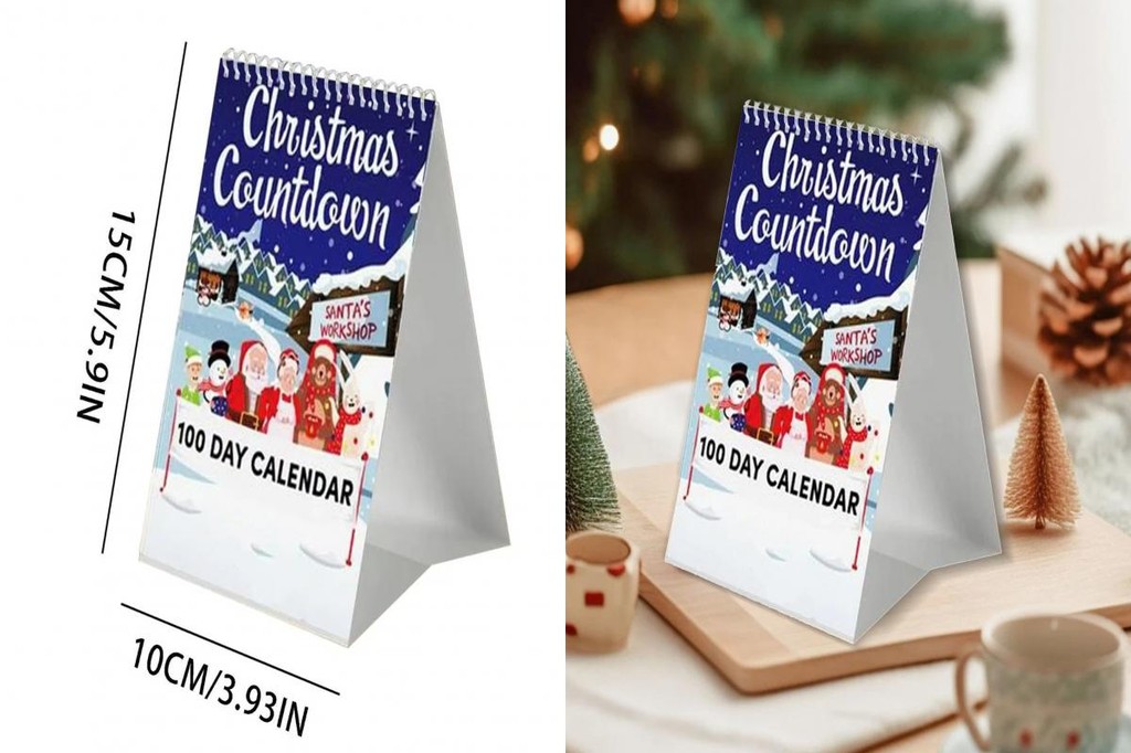 Thickened Panels Tear Off Calendar Paper Countdown Calendar 2025 ...