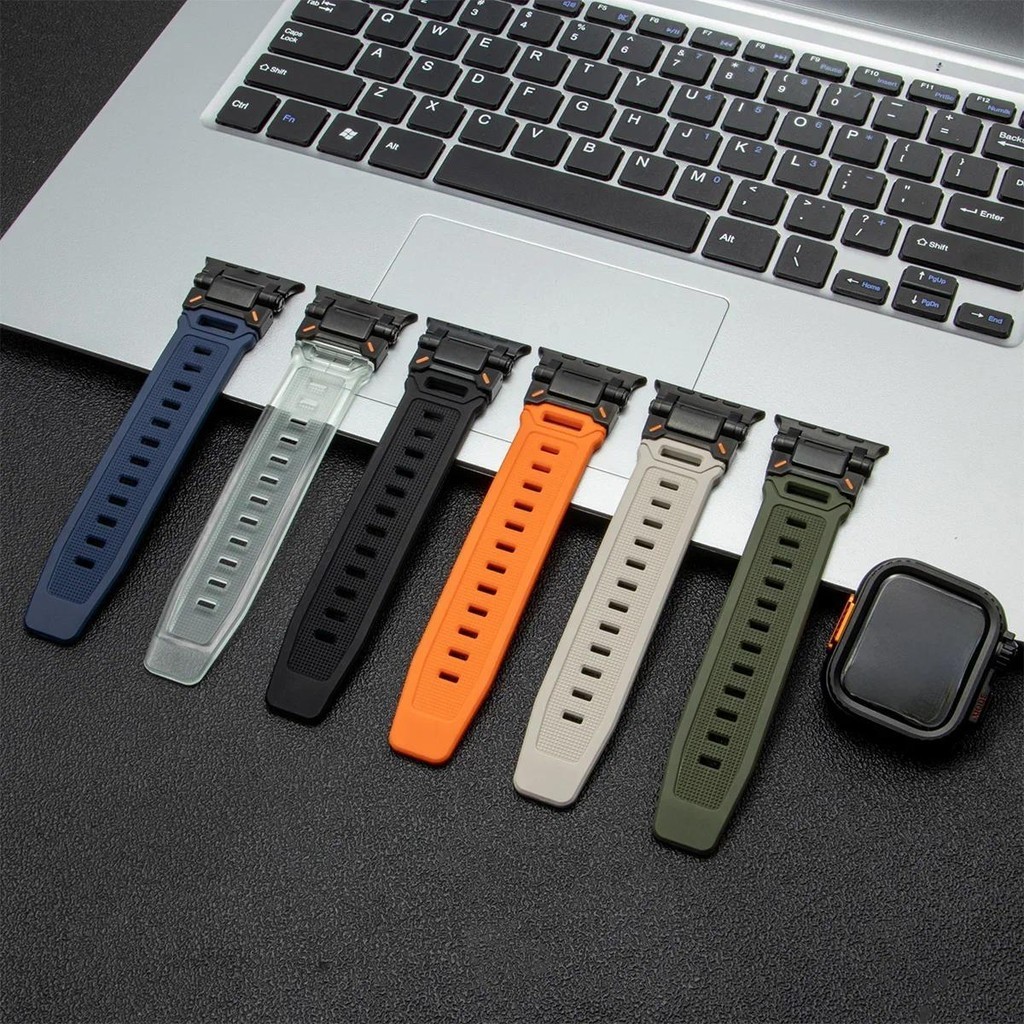 Metal Alloy Case Metal Case+Silicone Strap for IWatch Ultra 1/2/3 49mm ...