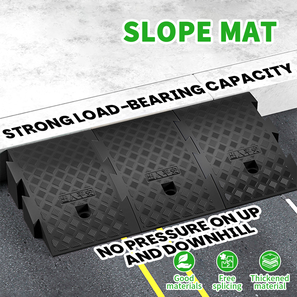 Step slope pad Heavy Curb Ramp Mat Kerb For Car Bike Motorcycle ...