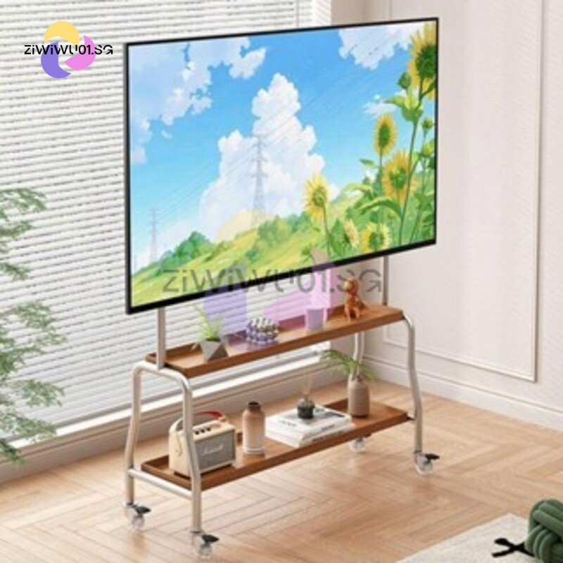 TV Movable Stand, Living Room, Bedroom Universal Stainless Steel With ...