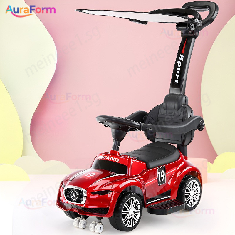 Baby Stroller Hand Push Pram Cart 1-3 Years Old Four Wheeled Toy Cart ...
