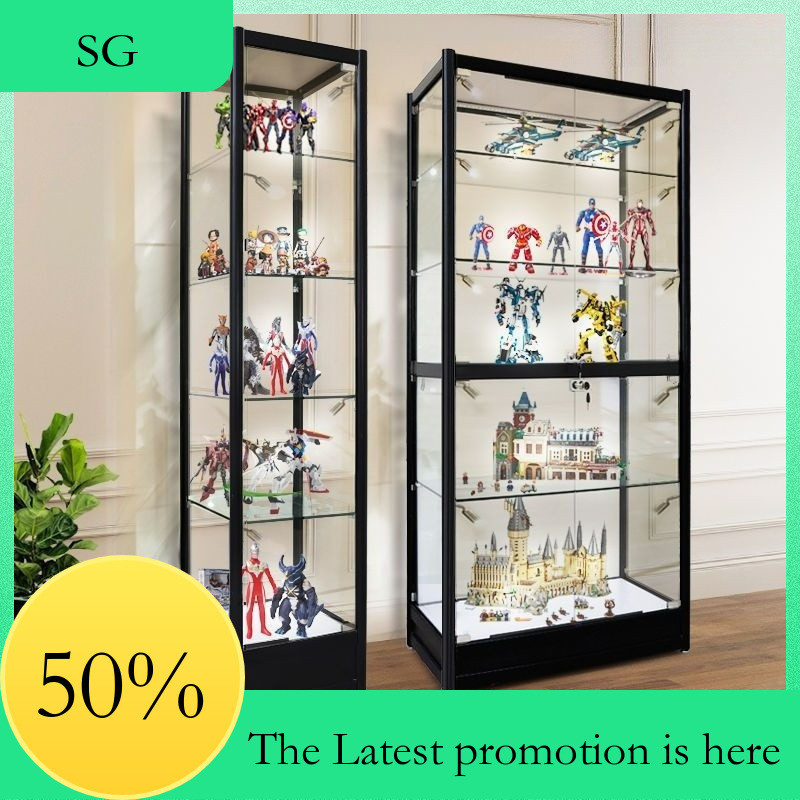 Display Cabinet Transparent Glass Cabinet Display Shelf Glass Display ...