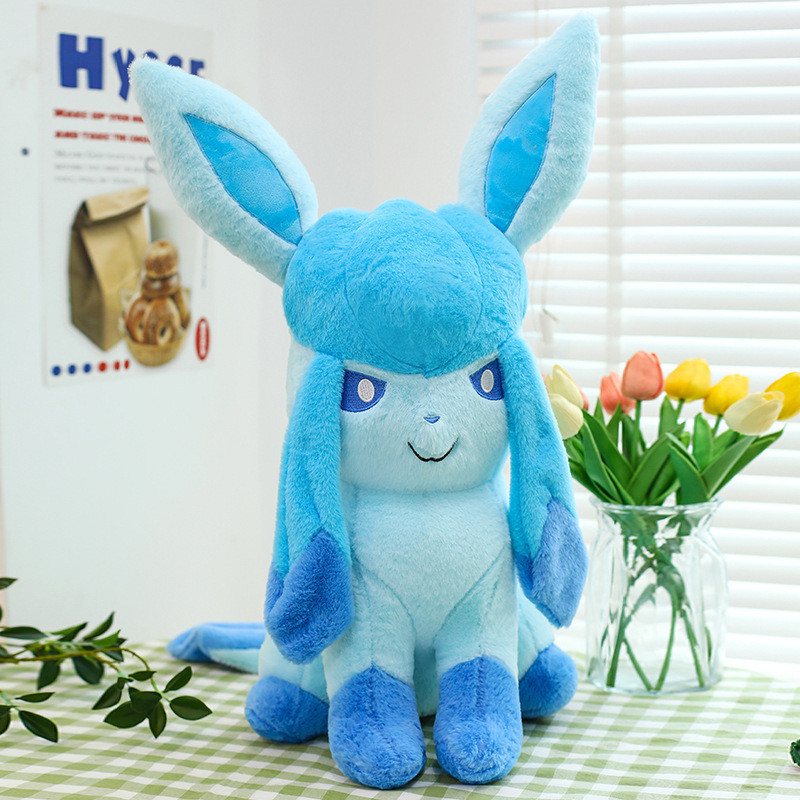 Pokémon Plush Toy Ice Eevee Doll Doll Sleeping Pillow Claw Claw Claw ...