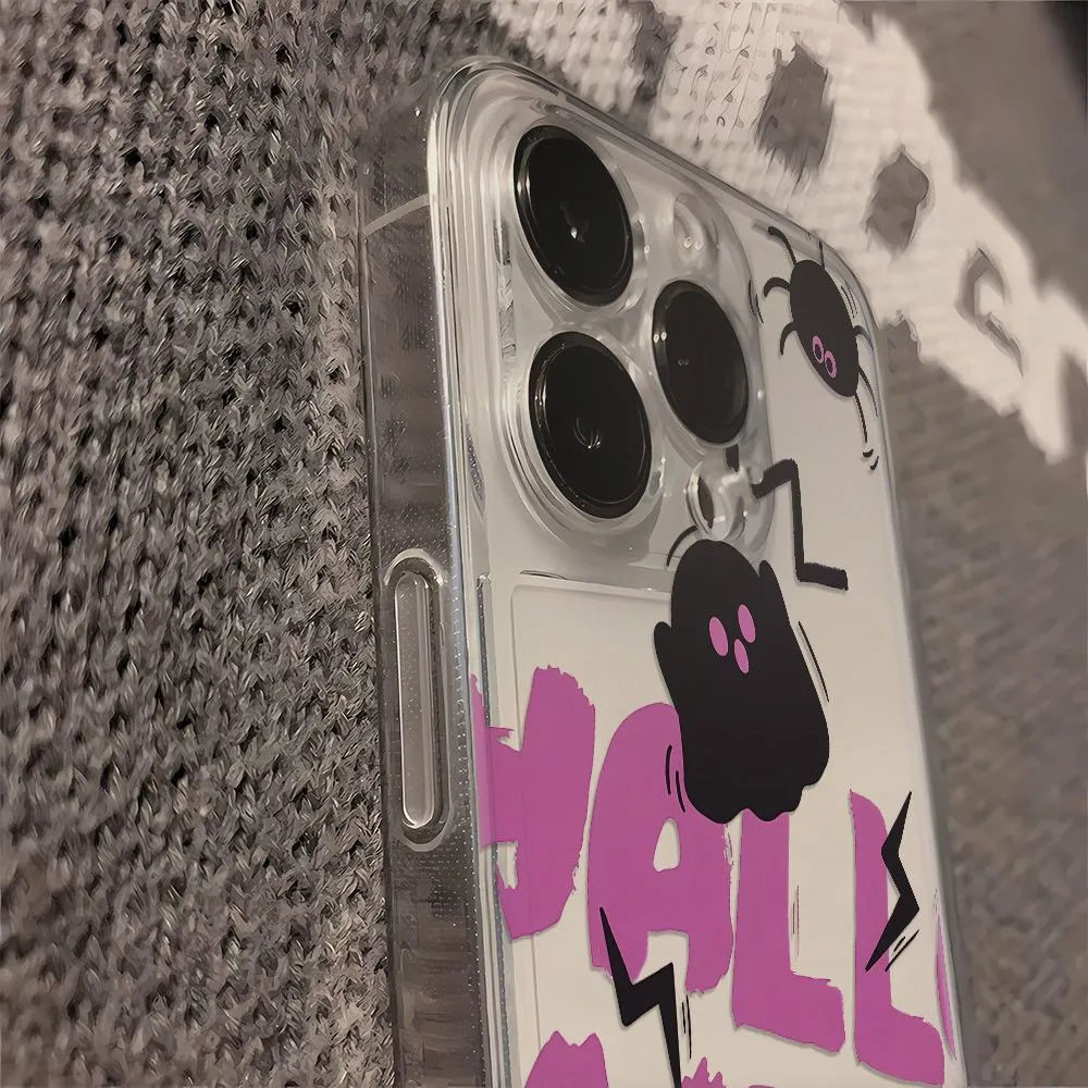 Cute Cartoon Halloween Ghost Phone Case For Vivo X300 X200 Pro Mini FE ...