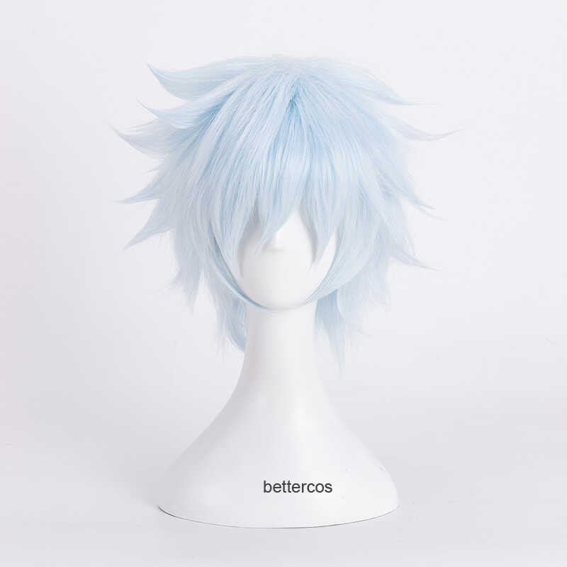 Boren's Legend March Mitsumi Bad cos Wig Ice Blue Silver Blue Flip ...
