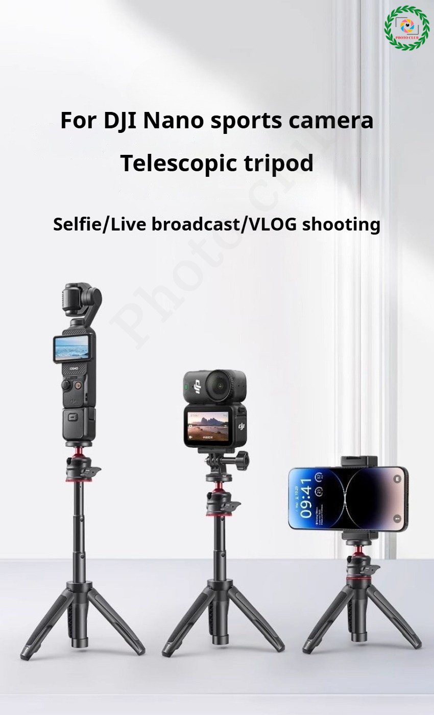 For DJI OSMO Nano Tripod Selfie Stick Handheld Tripod Magnetic Quick ...