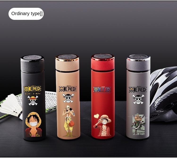 Anime two-dimensional water bottle one piece vacuum flask NIKA Luffy ...