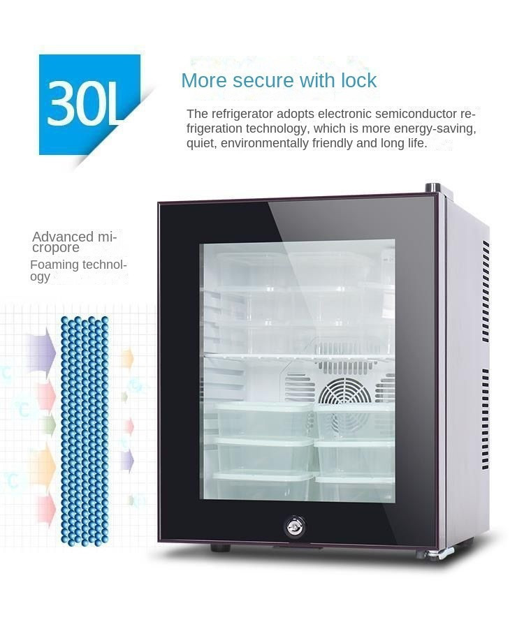 Small Glass Door Freezer
