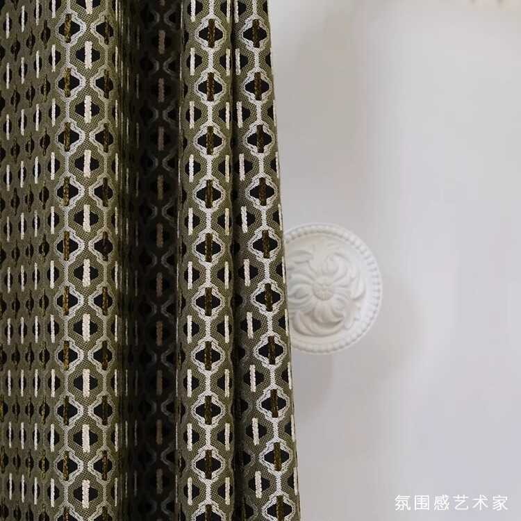 French Nanyang Medieval Style Curtain Living Room Bedroom High-End ...
