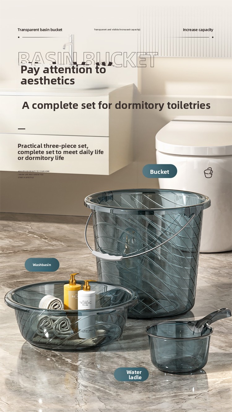 Bucket household water storage large capacity bucket thick and durable ...