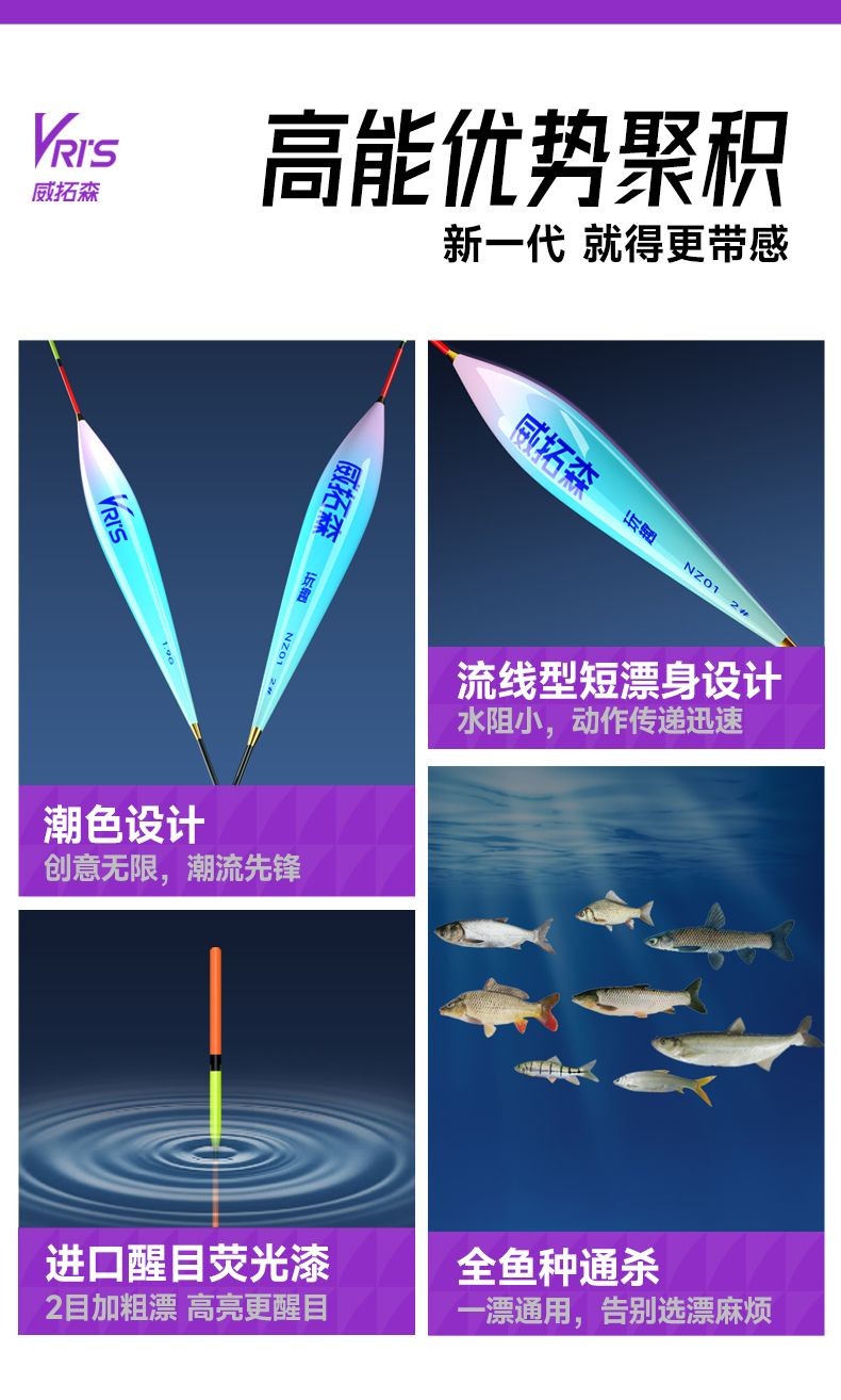 Taoyuan Big Reward Bin Weituosen Fun Floating Fish High Sensitivity Eye ...