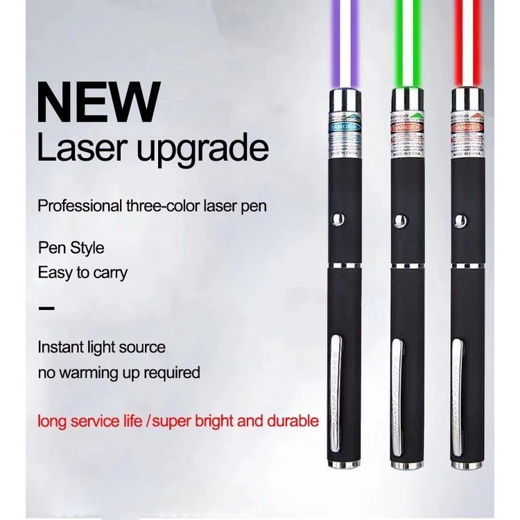 🎉𝐒𝐆 𝐋𝐨𝐜𝐚𝐥🎉Laser Pointer High Power Green Red Blue Laser Pen LED Pointer ...