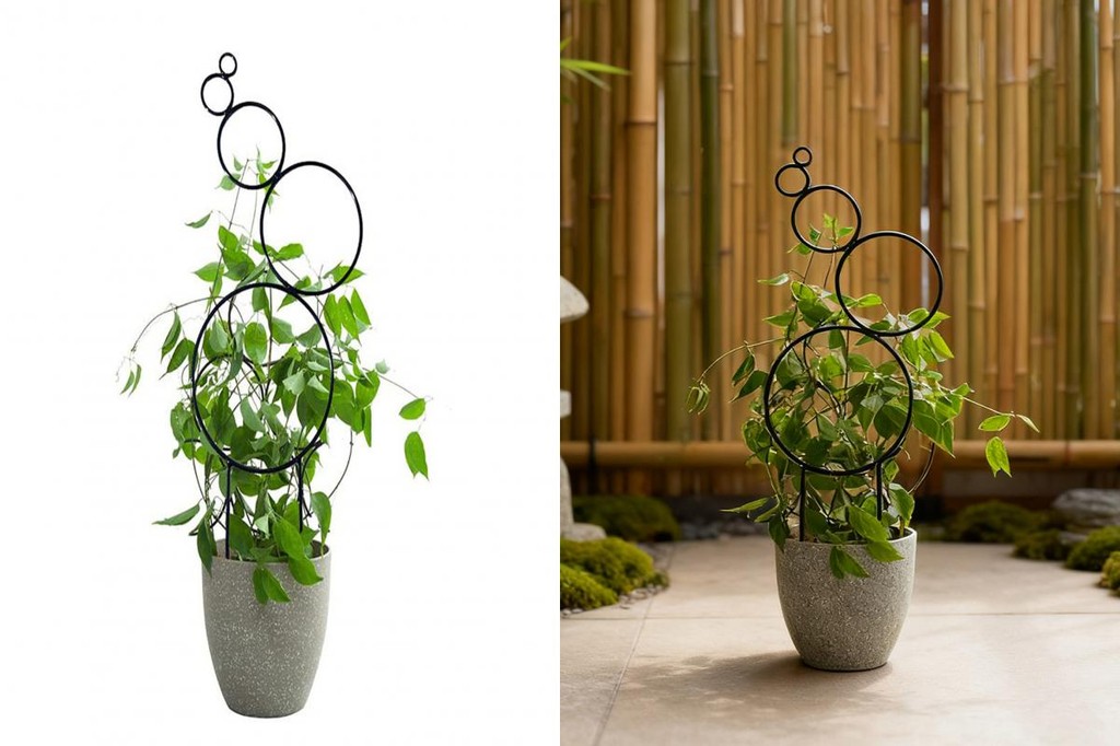 SL Plant Trellis for Climbing Plants Philodendron Climbing Frame Metal ...