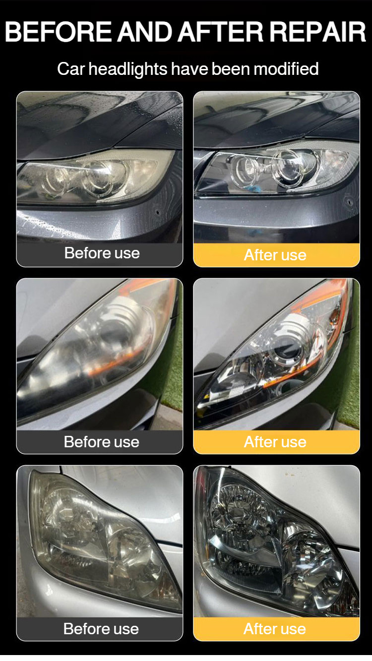Scratch repair Lamp refurbishment Conditioning fluid Increased light ...