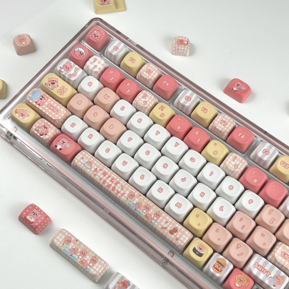 Loopy Keycap 130 keys PBT MOA Profile Five-sided Dye Sublimation ...