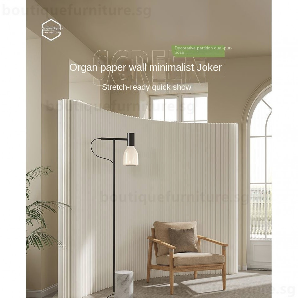 Foldable Room Divider Folding Screen Partition Fengshui Blocking ...