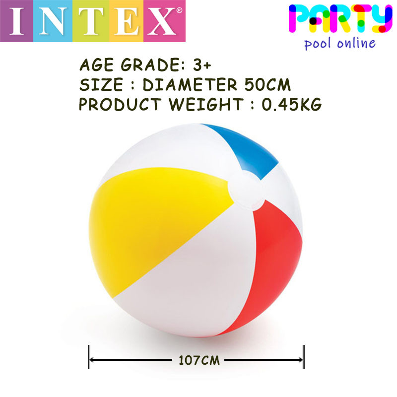 INTEX :59040 THE SPORT SET Pop Group Beach Ball - 20" | Shopee Singapore