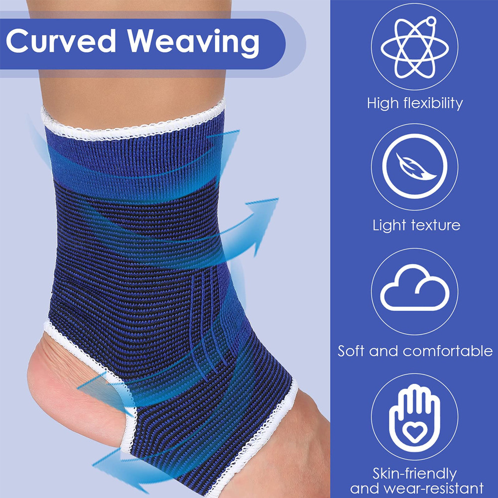 1 Pair Super Soft Ankle Support Protection Gym Running Protection Foot ...