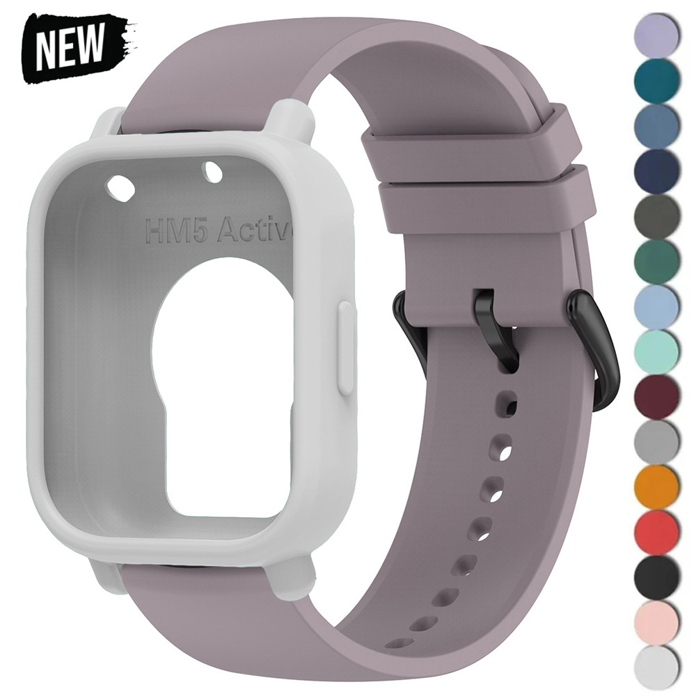 TPU Case + Silicone Strap For Redmi Watch 5 Active / 5 Lite Soft Sport ...