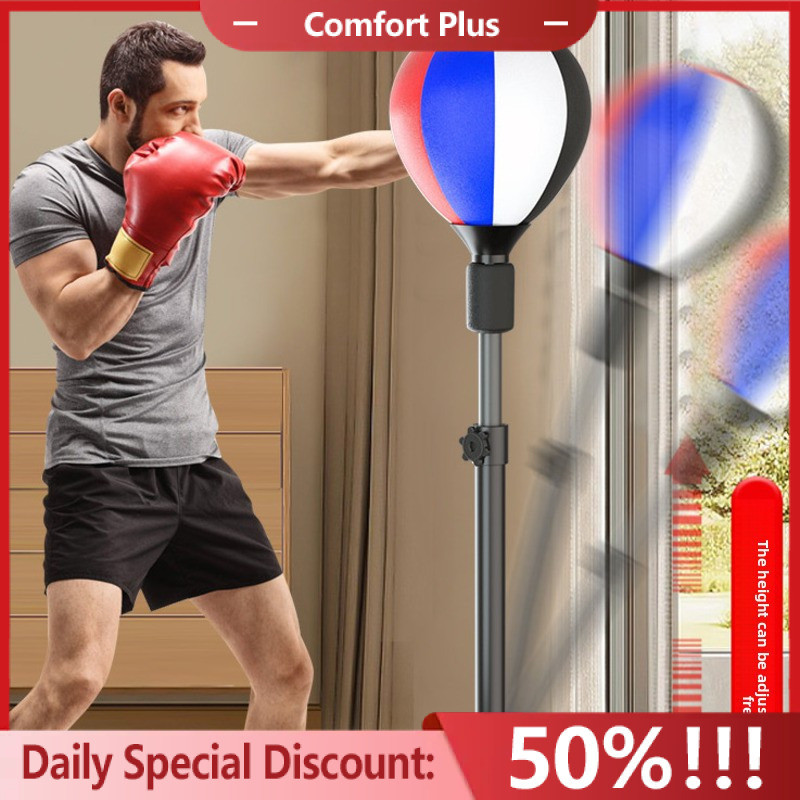 Boxing Speed Response Ball Standing Target Trainer Grip Silent Boxing ...