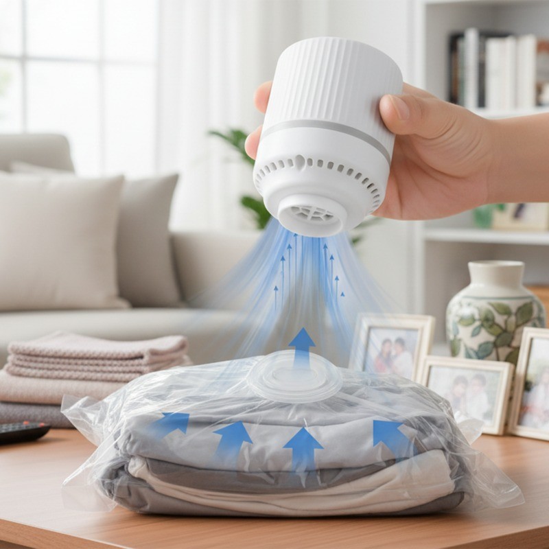 Home Travel Device - Electric Vacuum Pump - Storage Bag Plug Air Pump ...