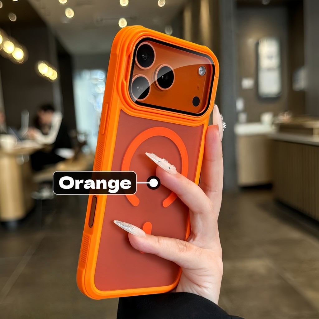 New Luxury Casing Built-in stand Matte Anti-fingerprint Phone Case For ...