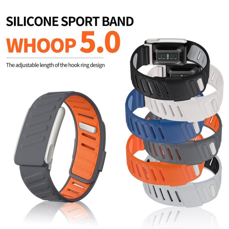 Strap for WHOOP 5.0/MG Wrist Band Soft-Touch Silicone Waterproof ...