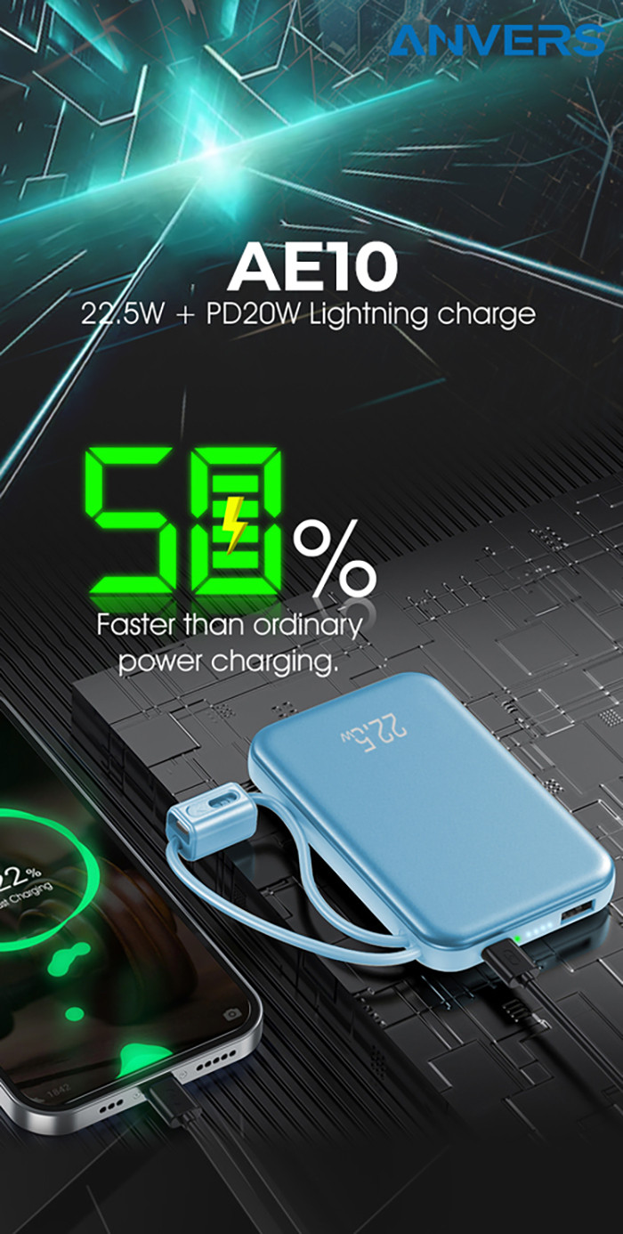 [CCC Certified]Anvers Power Bank 10000mAh 22.5W Fast Charging | Built ...