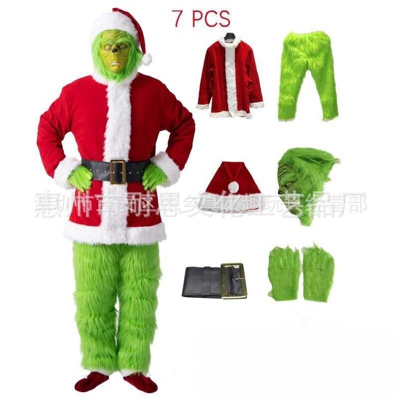 Grinch Headgear The Grinch Mask Costume Cosplay | Shopee Singapore