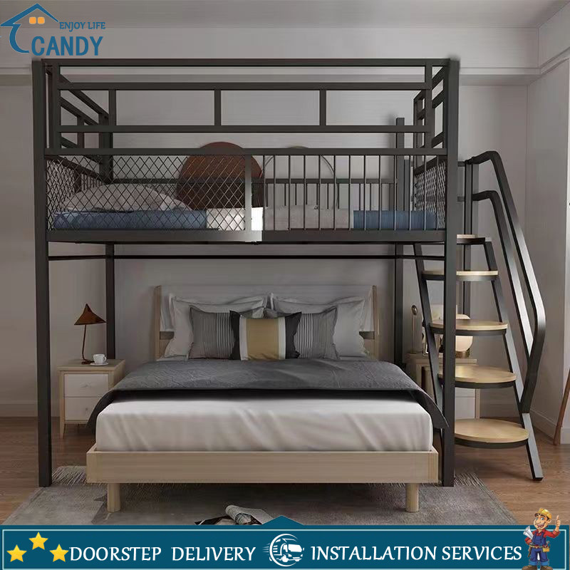 CH Iron With Iron Frame High Low Same Size Student Kids Bunk Beds For ...