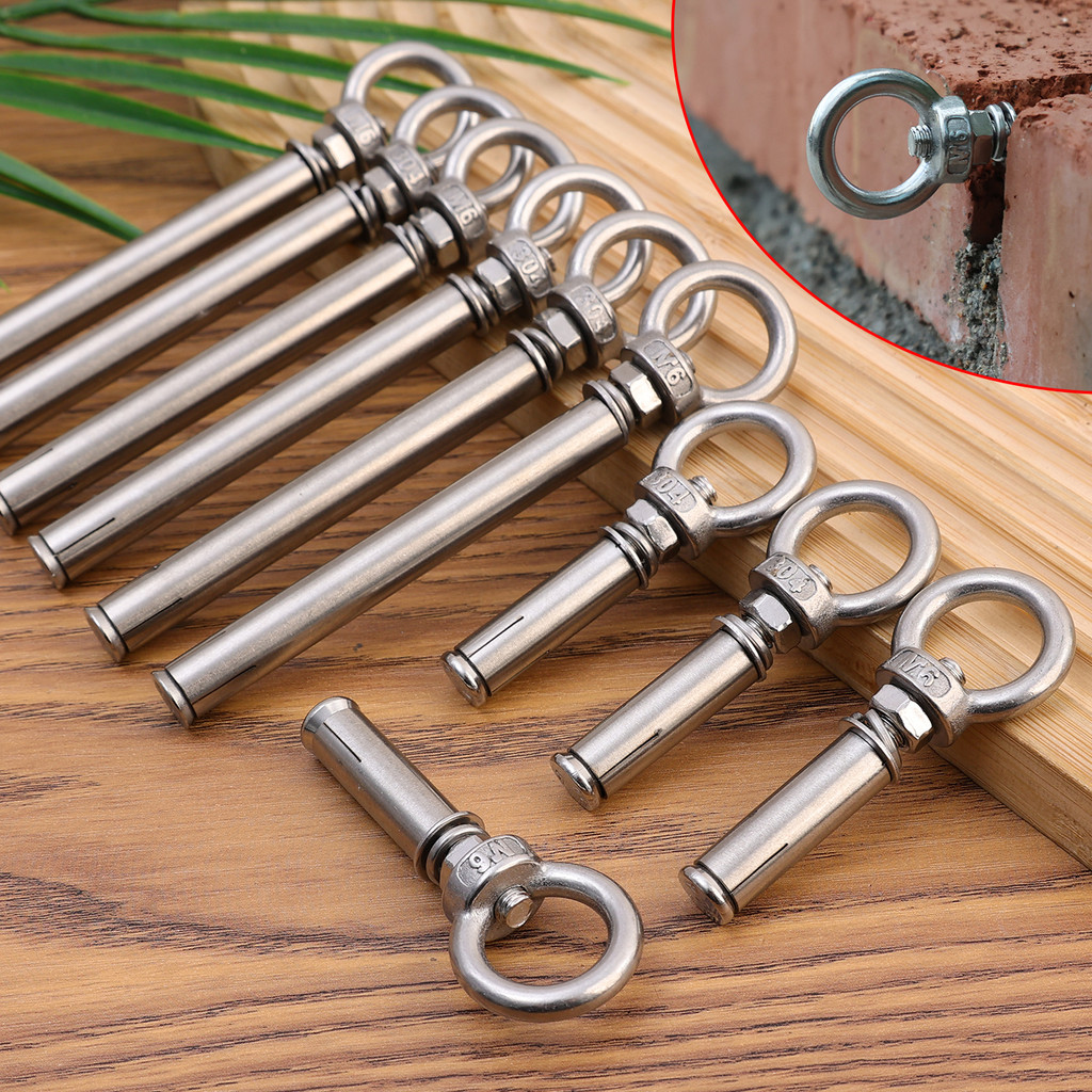 M6 Stainless Steel Lifting Eye Bolt Expansion Bolt Wall Concrete ...