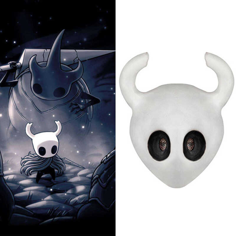 Halloween Game Hollow Knight Mask Latex Adult Game Character Headgear ...