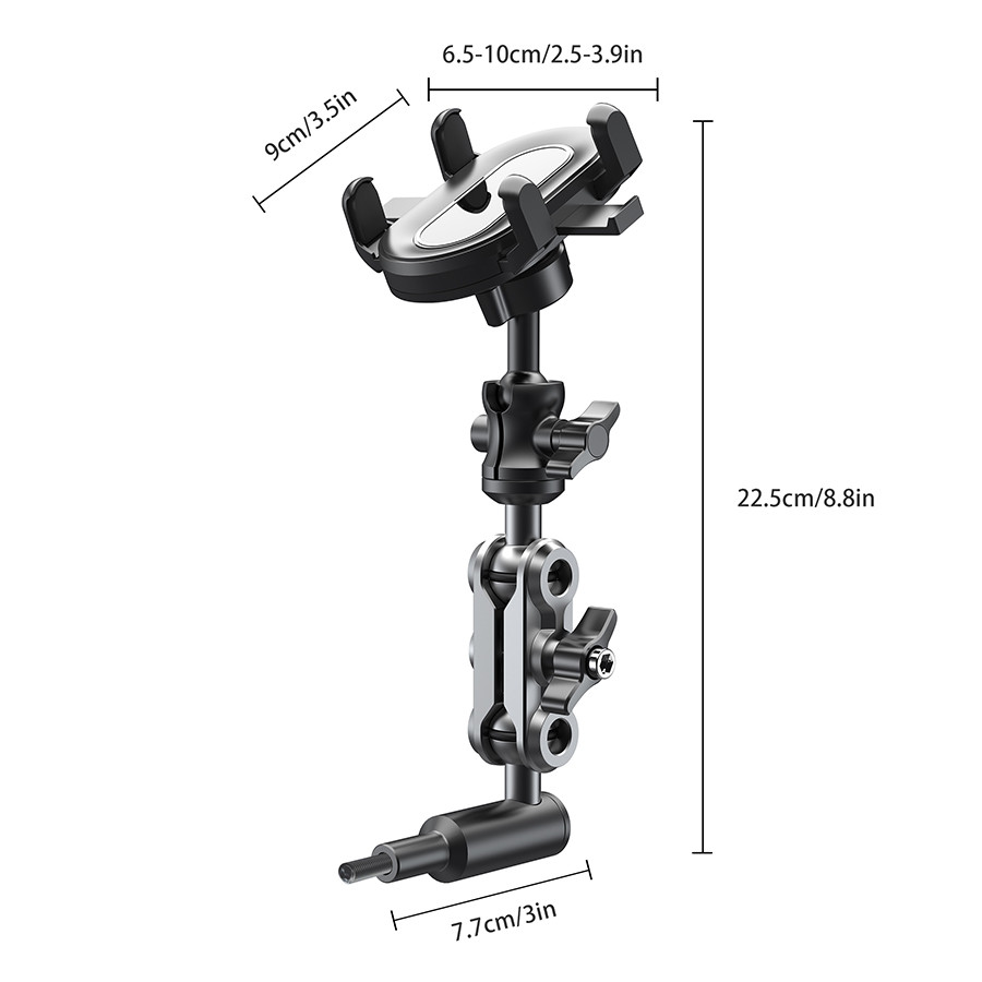 [Car Handle Armrest Phone Holder] Car A-pillar Mobile Phone Bracket Off ...