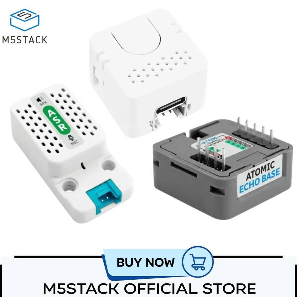 M5Stack Official ATOM Echo or Base ASR ESP32 Programmable Smart Speaker ...