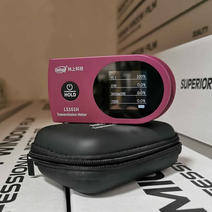 Linshang LS161H 7-Band Window Tint Transmission Meter – UV, VLT, IR 940/1400 nm, SHGC, TSER ...