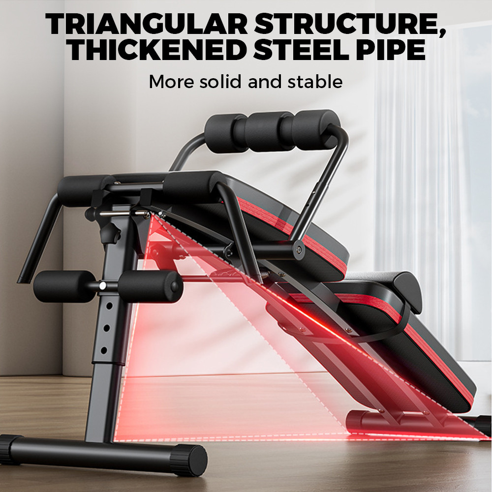 OneTwoFit Fitness Gym Sit Push Ups Supine Board Bench Chair ABS ...