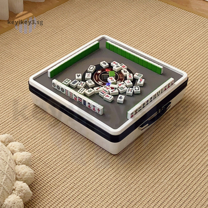 Queyi Portable Tatami Mahjong Machine Fully Automatic Mini Portable ...