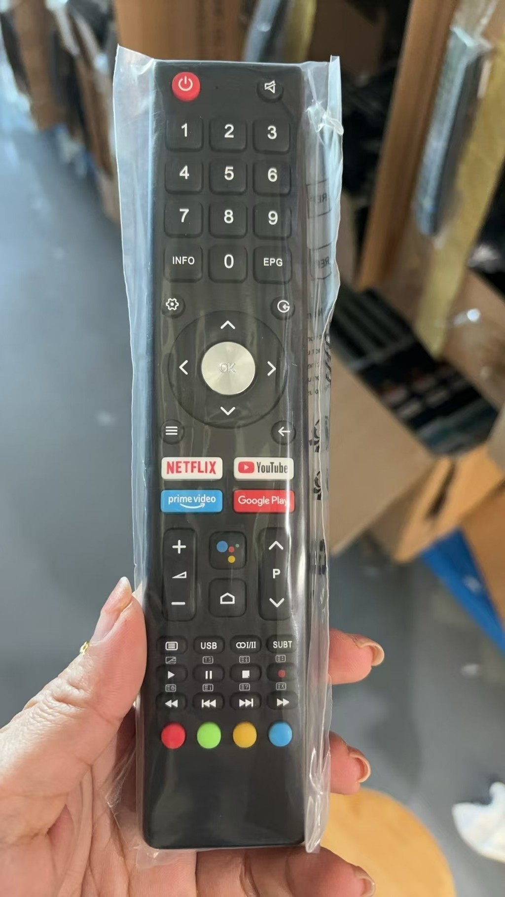 CHIQ replaces ITEL 43 inch Androjd Netflix smart TV remote control ...