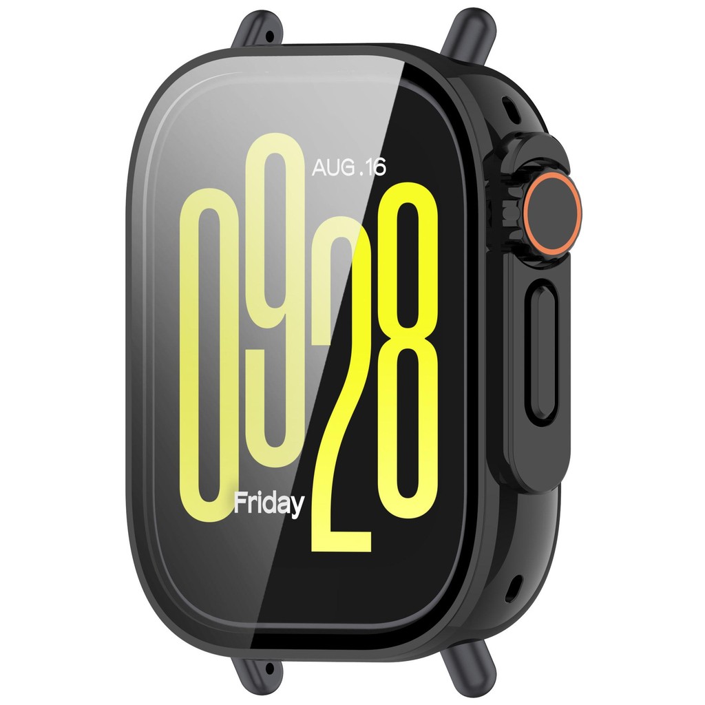 PC Case with Tempered Glass Screen Protector For Redmi Watch 5 Active ...